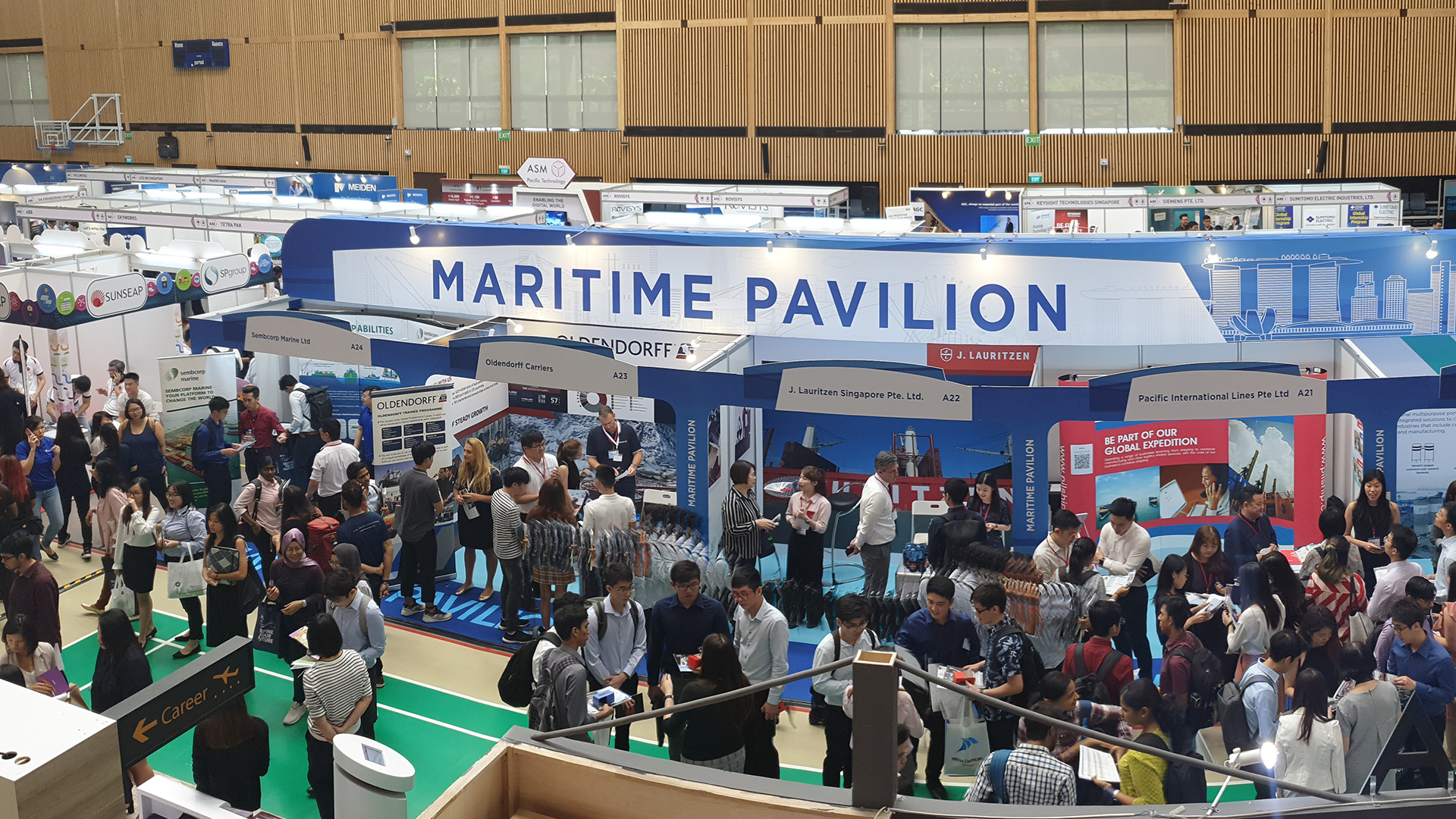 Maritime Pavilion 2019 @ NTU Career Fair - Singapore Maritime Foundation