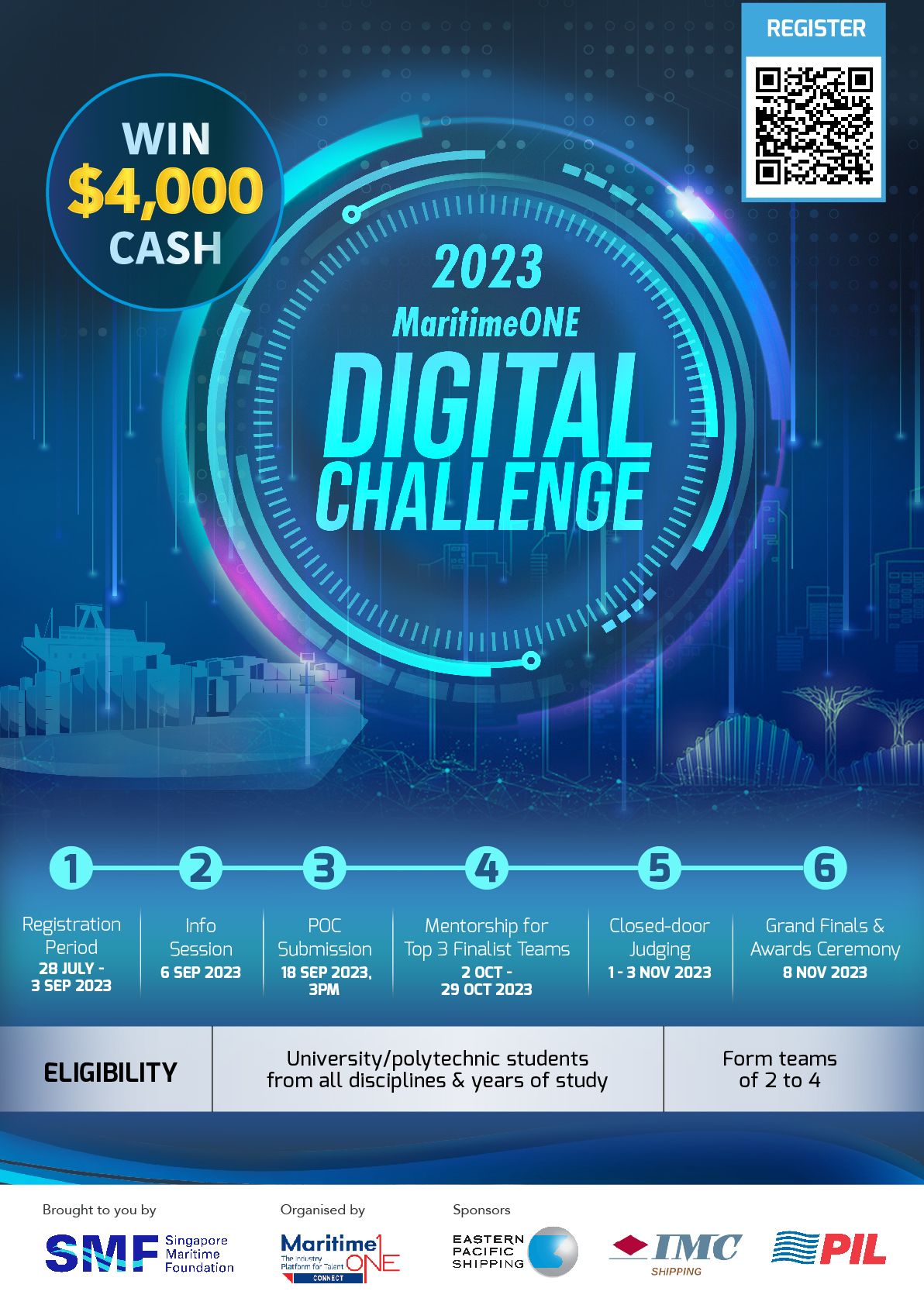 Launch of MaritimeONE Digital Challenge 2023 - Singapore Maritime ...