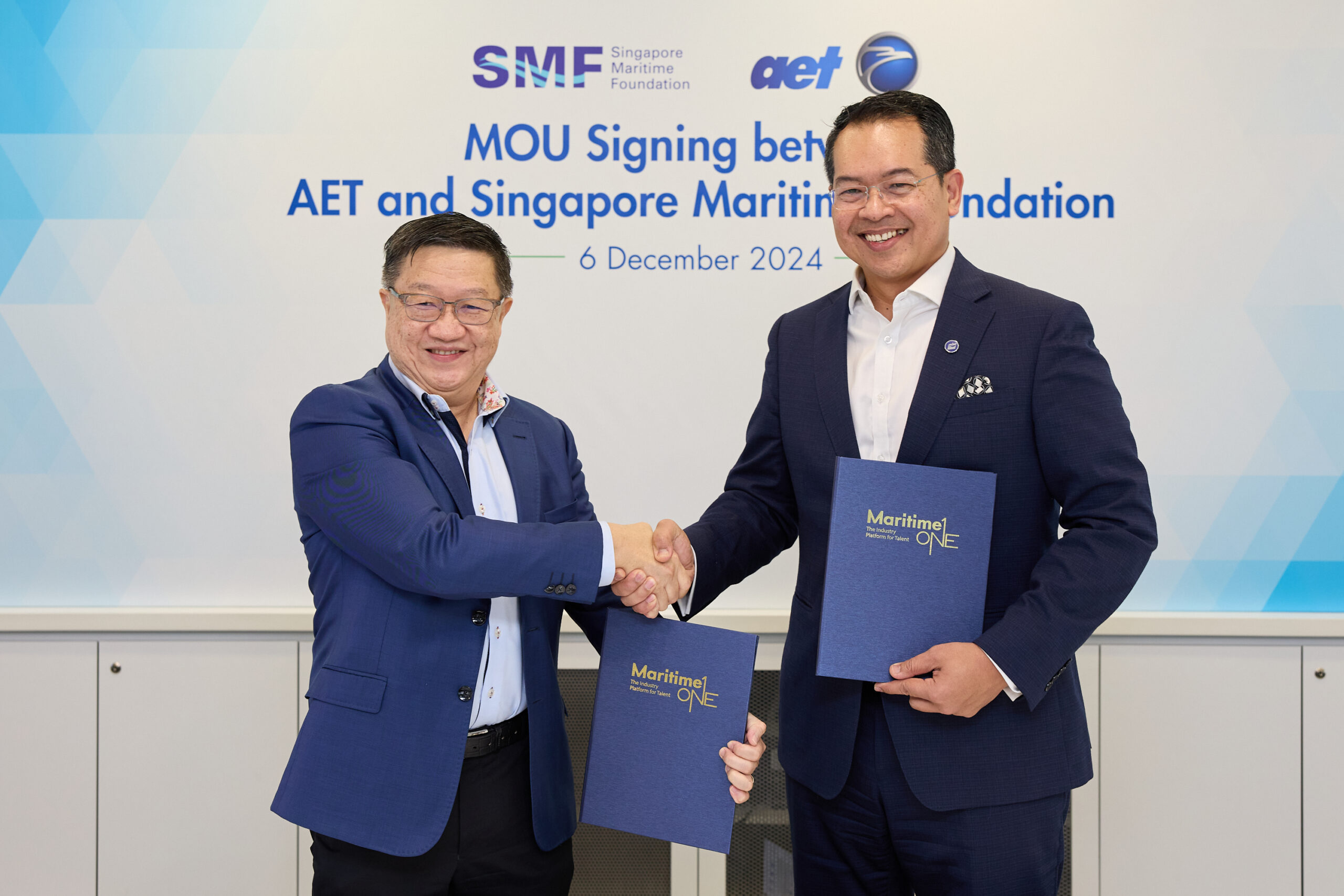 AET and Singapore Maritime Foundation Sign MoU to Strengthen Maritime ...