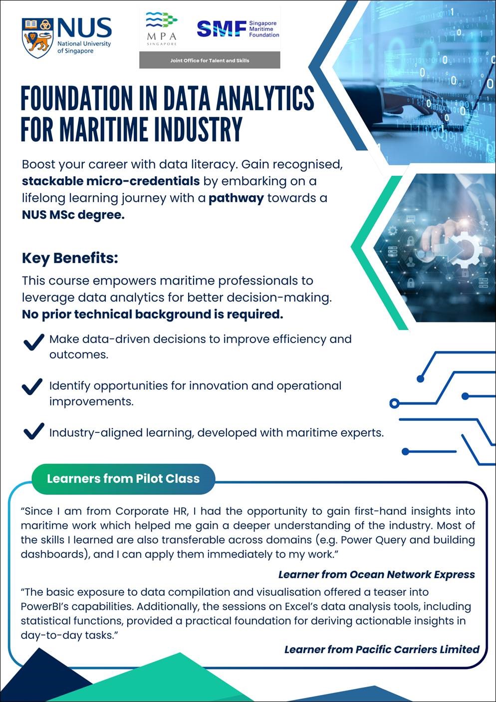 Webinar for Maritime HR Professionals: [SMF x NUS] Data Analytics ...